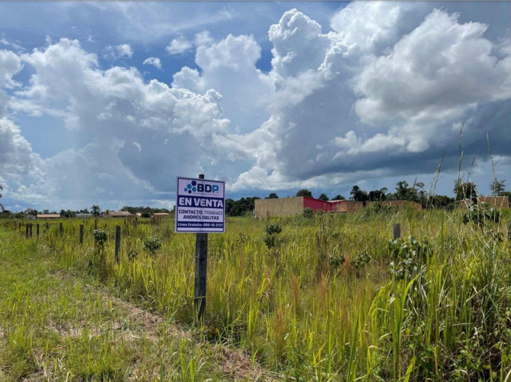 LOTE DE TERRENO EN VENTA GUAYARAMERIN – BENI Bs161.820 - BDP - SAM