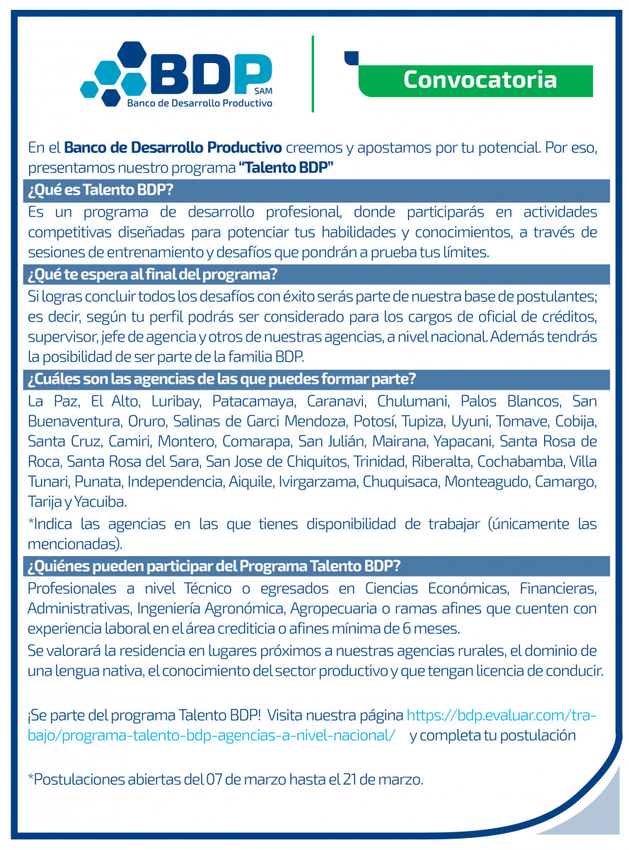 Trabaja-BDP - BDP - SAM